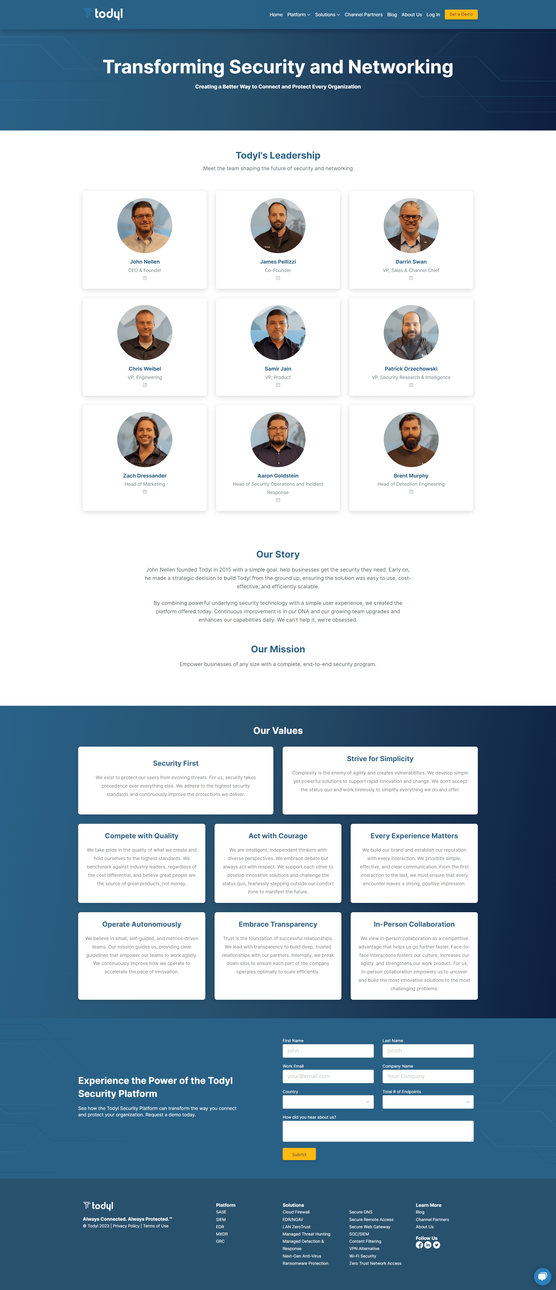 InspoSec features Todyl